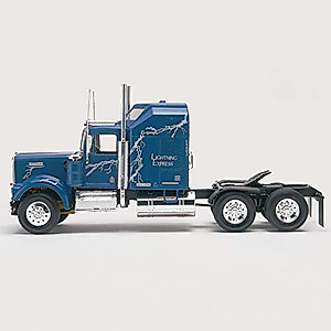 Revell 85-1507 Kenworth 900 Aerodyne Tractor 1:25 Scale 115-Piece Skill Level 4 Model Building Truck Kit, Blue, 12 years old and up