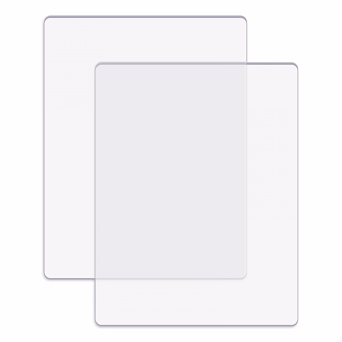 BAOFALI 2 Pcs/1 Pair Standard Cutting Pads for Die Cutting Machine；Clear Polycarbonate Plastic Cutting Plates,Cutting Pads Die Cutting Plates 8 3/4" x 6 1/8" x 1/8 "(22.5 x 15.5 x 0.3 cm)