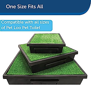 PetSafe Pet Loo Pee-Pod - Compatible with the PetSafe Pet Loo Portable Dog Potty System - Easy to Clean Up Urine Disposal Kit - Includes 7 Pee-Pod Trays and 1 Bottle of Wee Sponge Powder