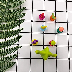 DOITOOL Wine Glass Charms Markers, 7 Pcs Silicone Wine Bottle Stopper Cactus Shaped Champagne Stopper Food Grade Beverage Closures Bar Preservation Tool Random Color