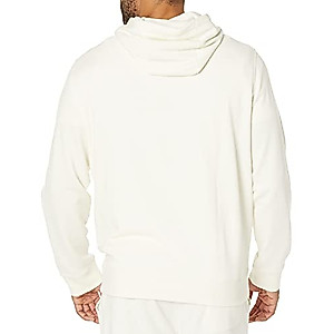 Amazon Essentials Men's Lightweight Long-Sleeve French Terry Hoodie, Eggshell White, XX-Large