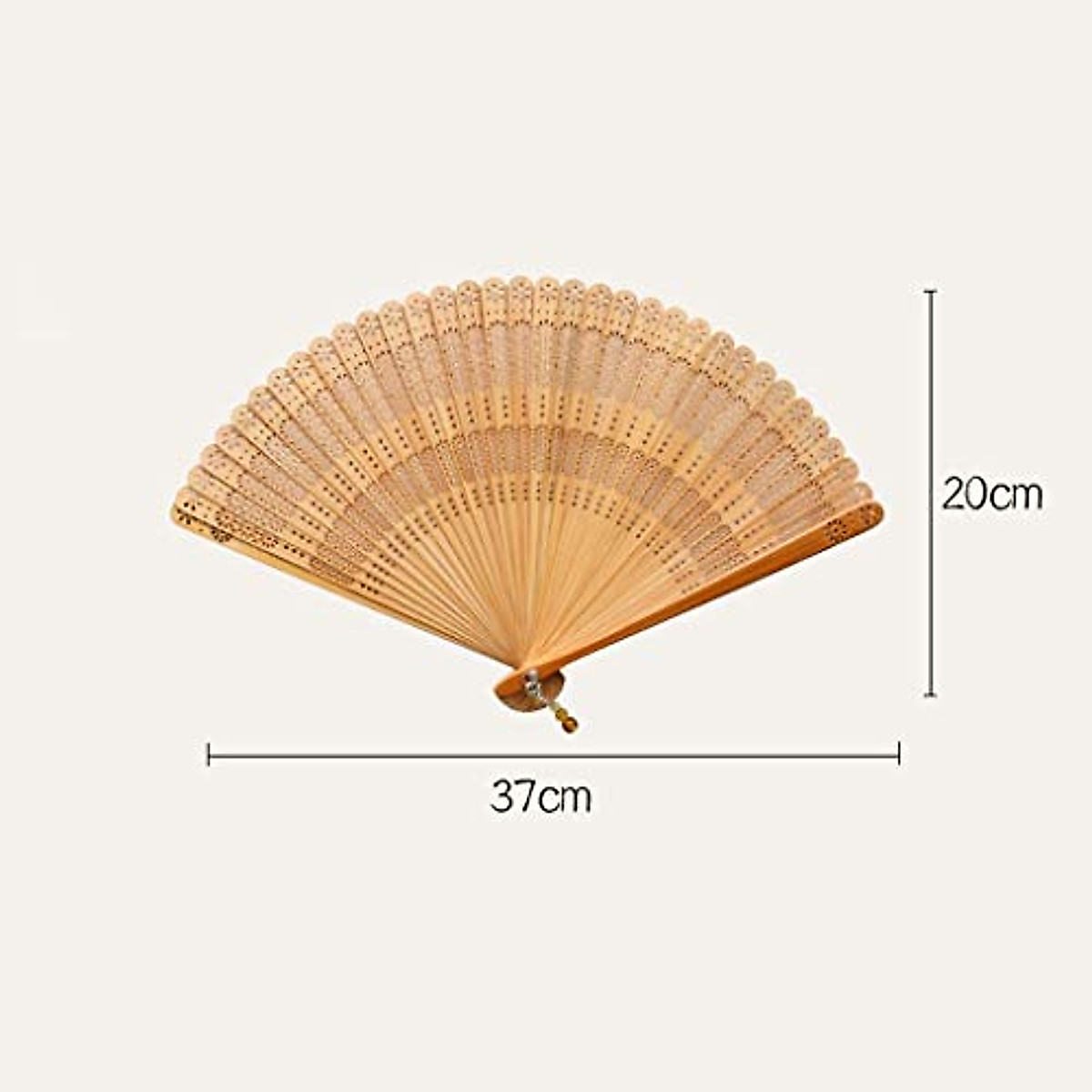 RAZZUM Decorative Folding Fans Chinese Style Bamboo Fan Portable Fan Souvenir Folding Fan Gift Fan Front Decorative Fan Handheld Fans Gift Hand Fan fan