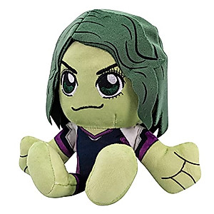 Bleacher Creatures Marvel She Hulk 8" Kuricha Sitting Plush- Soft Chibi Inspired Toy