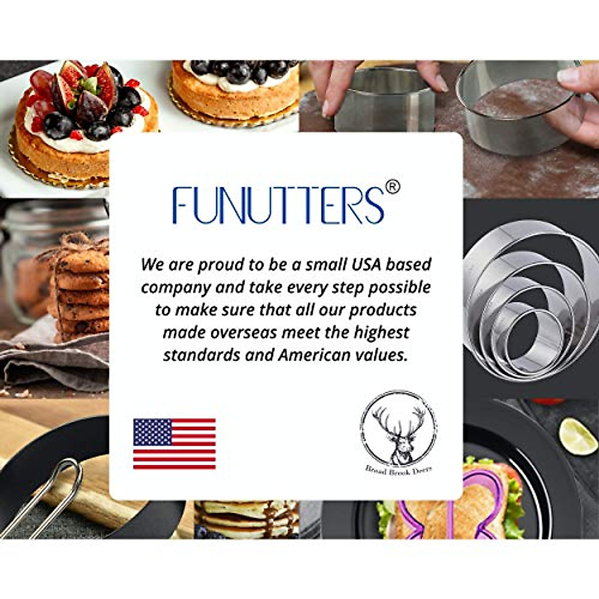 FUNUTTERS Sandwich Cutters for Kids with Cute Food Picks, 20 pc. Set, Animal Cutouts for Cookies, PBJ Sandwiches, Vegetables, Fruit, and Bento Box Lunches, Mini and Reusable