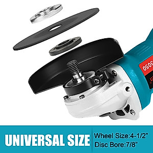 Cordless Angle Grinder with 18V 4.0Ah Li-Ion Battery & Charger,4-1/2-Inch,Brushless Motor,2-Position Handle,Battery Powered Grinder Tool Set for Metal Wood