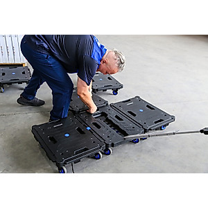 300lb Foldable Platform Hand Truck Push Cart