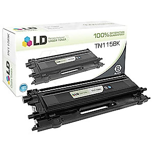 LD Products Remanufactured Toner Cartridge Replacement for Brother TN115BK High Yield (Black)