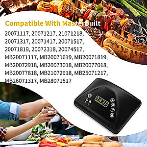 9907160014 Smoker Control Panel Fit for Masterbuilt MB20071317 20071117 21071218 and More MB Electric Smoker Models Top Controller Digital Control Panel