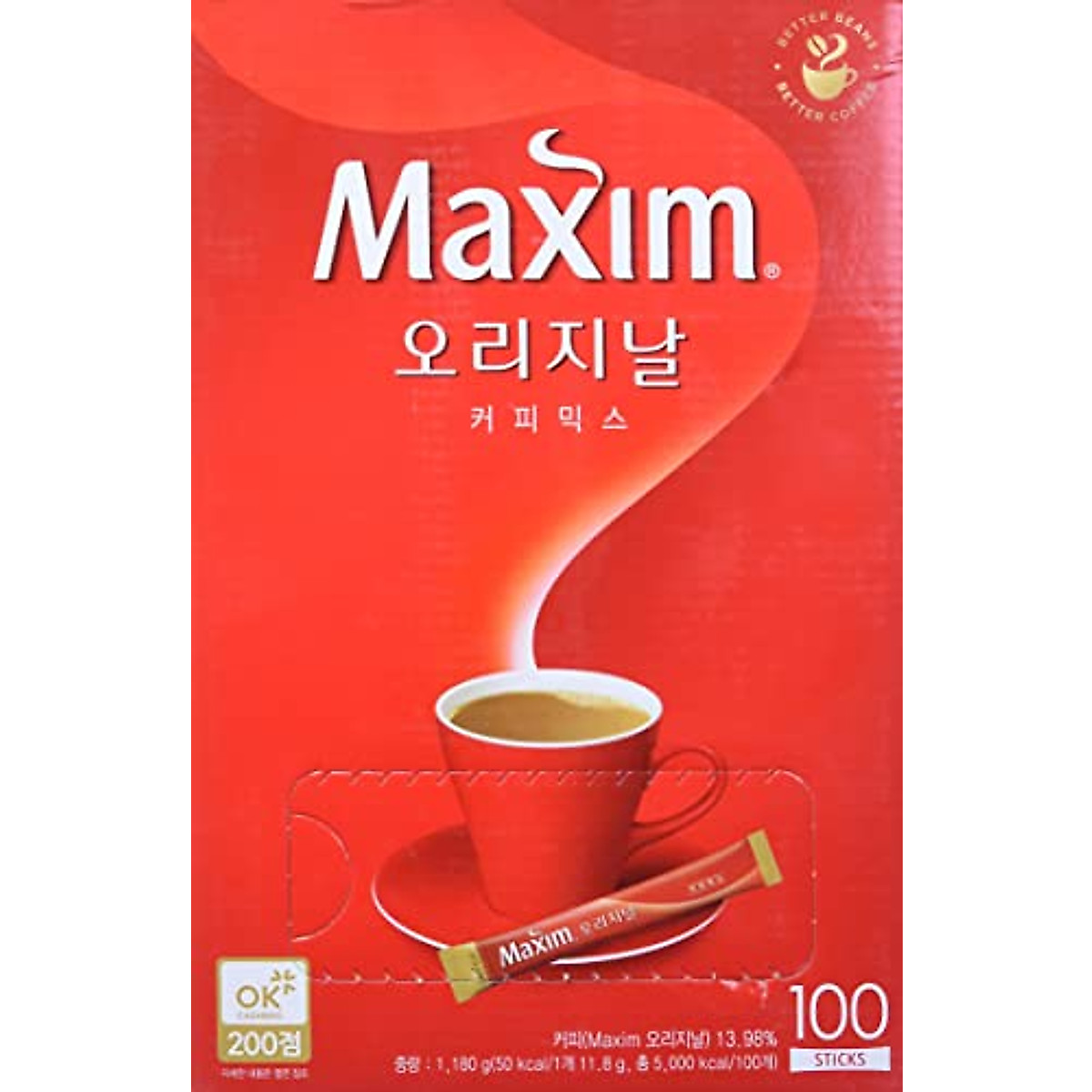 Maxim Original Korean Coffee - 100pks