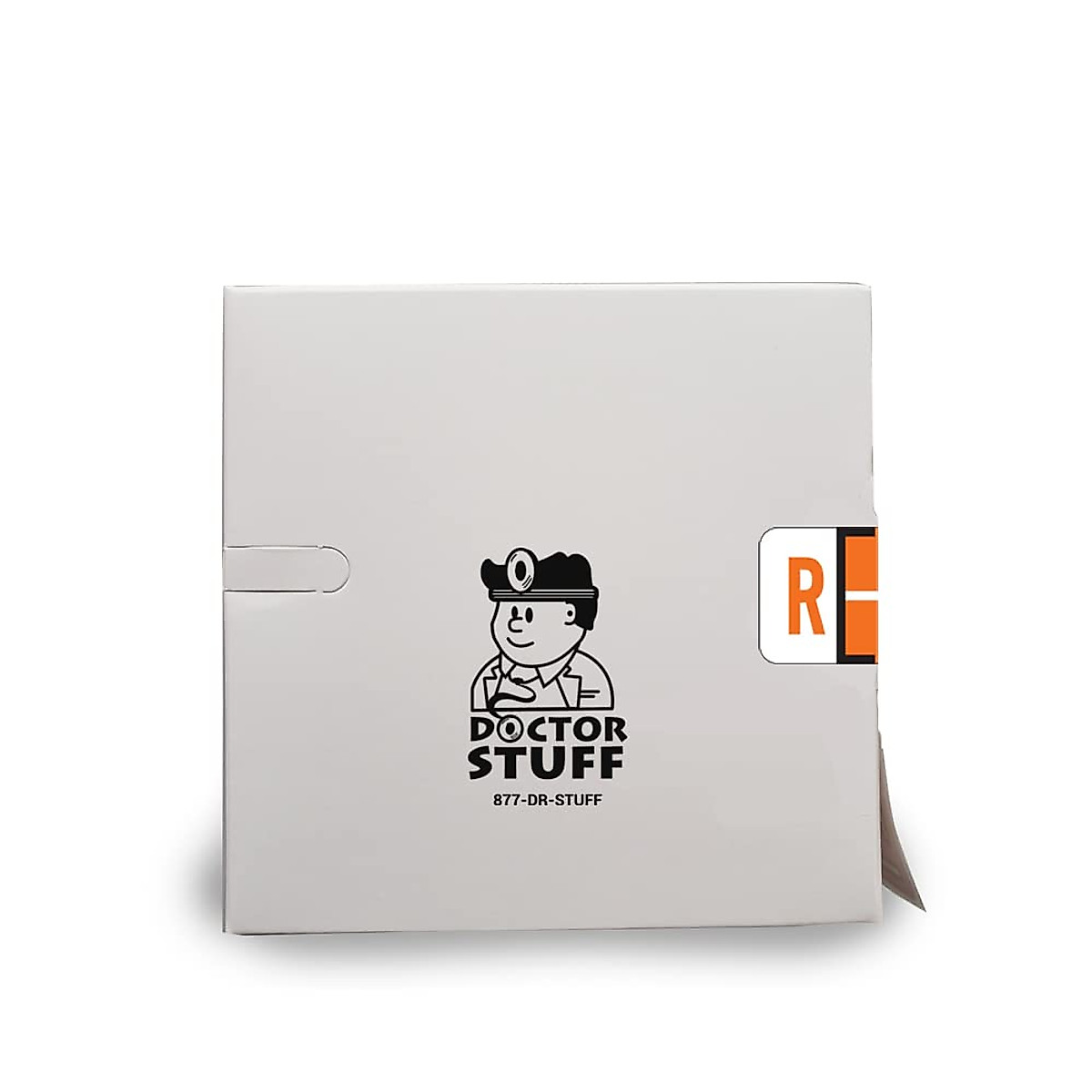 Doctor Stuff - File Folder Labels, Alphabet Letter R, POS 3400 - POAM Series Compatible Alpha Stickers, Orange, 15/16" x 1-5/8", 500/Roll