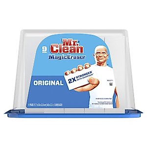 Mr. Clean Magic Eraser Original, Cleaning Pads with Durafoam, 9 Count