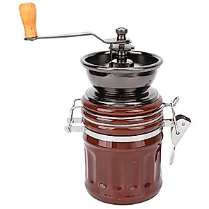 Manual Coffee Grinder with Ceramic Burr for Beans, Espresso, And Spices, Manual Coffee Bean Grinder with Adjustable Conical, Burr Grinder, Espresso Grinder Grain Mill