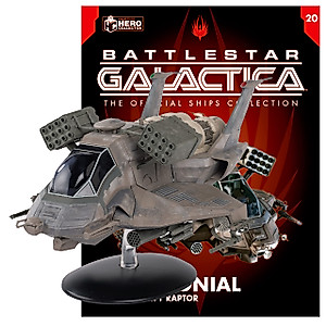 Hero Collector | Battlestar Galactica Collection | Colonial Heavy Raptor with Magazine Issue 20 by Eaglemoss