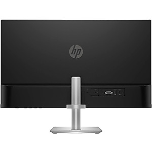 HP 27 inch 1080P Computer Monitor in Silver and Black, 27" Full HD (1920 x 1080) 75Hz Anti-Glare IPS Display with AMD FreeSync, 2 HDMI, 1 VGA, Highly Accurate Color (2024 Model) with Docztorm Dock