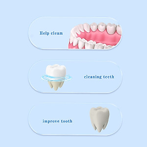 MaLageB Sonic Electric Toothbrush for Adults, Round Rotating Head , 40000 VPM,with 5s Timer 3 Brush Heads Waterproof Rechargeable Toothbrush (Blue)