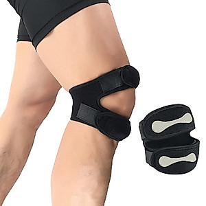 Adjustable Knee Braces with Side Stabilizers, Medical Grade Knee Pads, Knee Support for Knee Joint Recovery or Injury Prevention for Man and Women