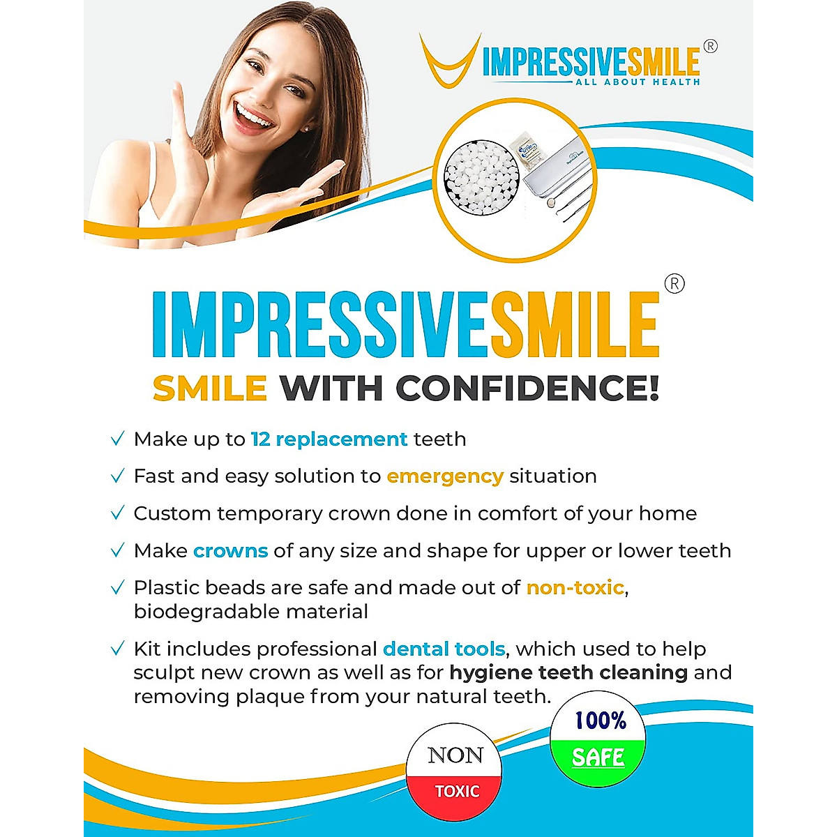Impressive Smile Patient Trusted Temporary Tooth Replacement System