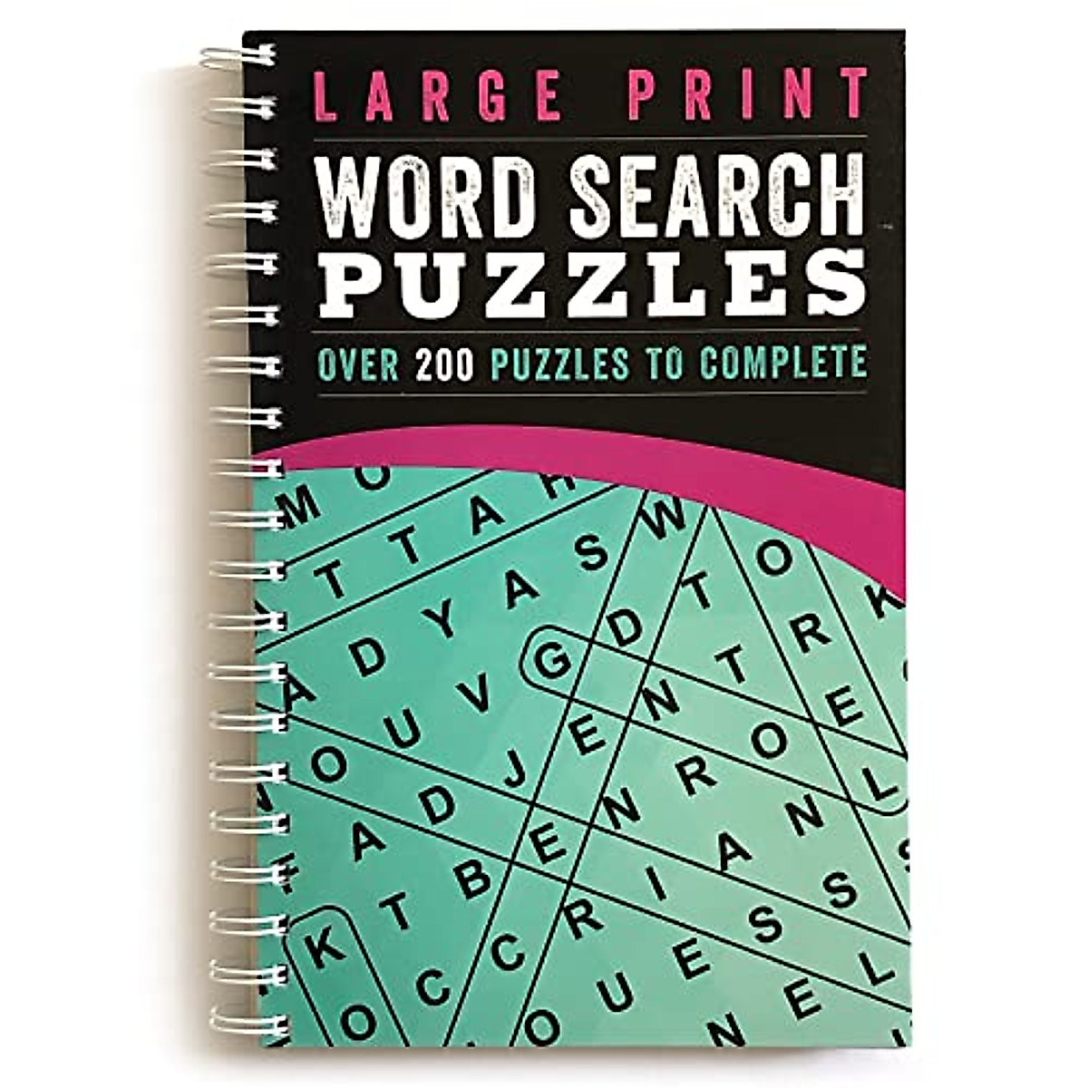 Large Print Word Search Puzzles: Over 200 Puzzles for Adults to Complete with Solutions - Include Spiral Bound / Lay Flat Design and Large to Extra-Large Font for Word Finds (Brain Busters)