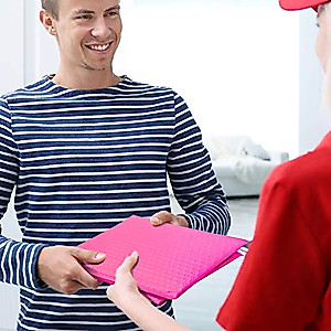 GSSUSA Pink Poly Bubble Mailers 8.5x12 Self-Seal Packaging Bags, Small Business Supplies, Padded Envelopes, Bubble Envelopes, Mailing Bags, Packaging for Small Business, Pink Bubble Mailer, 25 Pack