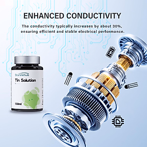 Tin Plating Soluiton, 150ml, Tin Plating Slution, Excellent Corrosion Resistance, Excellent Electrical Conductivity, Easy to Weld