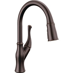 Delta Faucet Ophelia Oil Rubbed Bronze Kitchen Faucet, Kitchen Faucets with Pull Down Sprayer, Kitchen Sink Faucet, Faucet for Kitchen Sink with Magnetic Docking, Venetian Bronze 19888Z-RB-DST