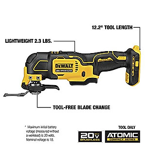 Dewalt DCK489D2 ATOMIC 20V MAX Brushless Lithium-Ion Cordless 4-Tool Combo Kit (2 Ah)