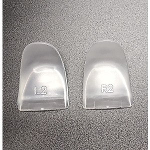 1 Pairs L2 R2 Trigger Extenders Buttons for Playstation 4 PS4 PS4 Slim Pro Controller Clear