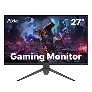 Pixio PX273 Prime 27 inch 165Hz Refresh Rate FHD 1080p Resolution Fast Rapid Nano IPS Display 1ms GTG Response Time Adaptive Sync Gaming Monitor