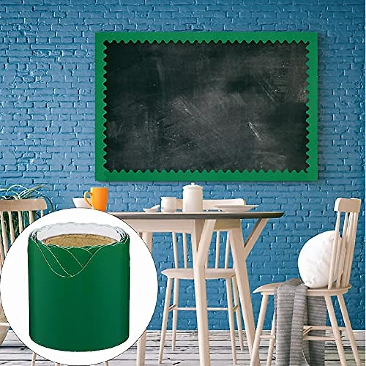 Bulletin Border Scalloped Border Trim for Classroom School Office Chalkboard Whiteboard Wall Decor 5M (Purple)