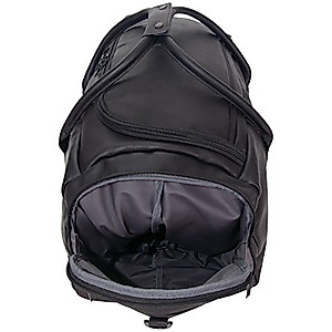 Kenneth Cole REACTION Duff Guy Colombian Leather 20" Single Compartment Top Load Travel Duffel Bag, Black