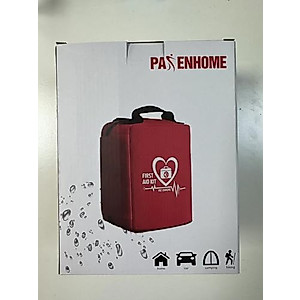 Pasenhome First Aid Kits, Trauma First Aid Kit, Premium Emergency Kits, First Aid Bag with Labelled Compartments for Home, Office, Car, Outdoor, Hiking, Travel, Camping