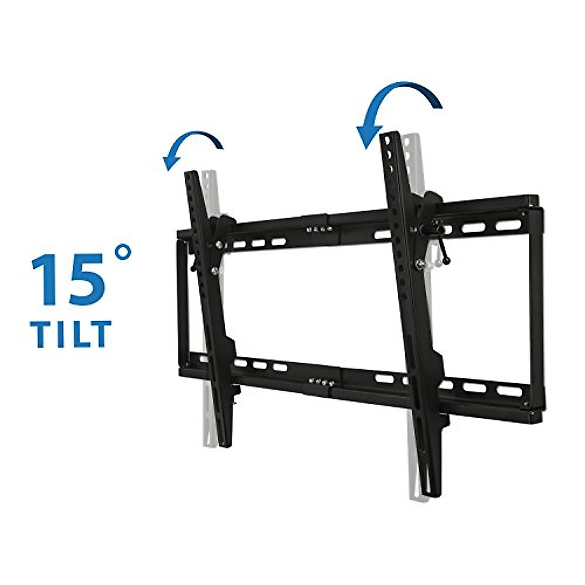 Mount-it! Slim Tilting TV Wall Mount Bracket | Low Profile Tilt TV Mount for Samsung, Sony, Vizio, TCL, LG, Sharp 32 to 65 Inch LCD/LED/4K TVs