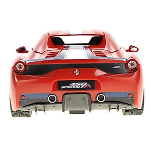 PowerTRC 1:14 Remote Conrol Ferrari 458 Speciale with Functional Convertible Top | RC Electric Hobby Racing Car for Boys, Girls & Adults (Red)