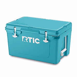 RTIC 45 QT Ultra-Tough Cooler Hard Insulated Portable Ice Chest Box for Beach, Drink, Beverage, Camping, Picnic, Fishing, Boat, Barbecue, Lagoon