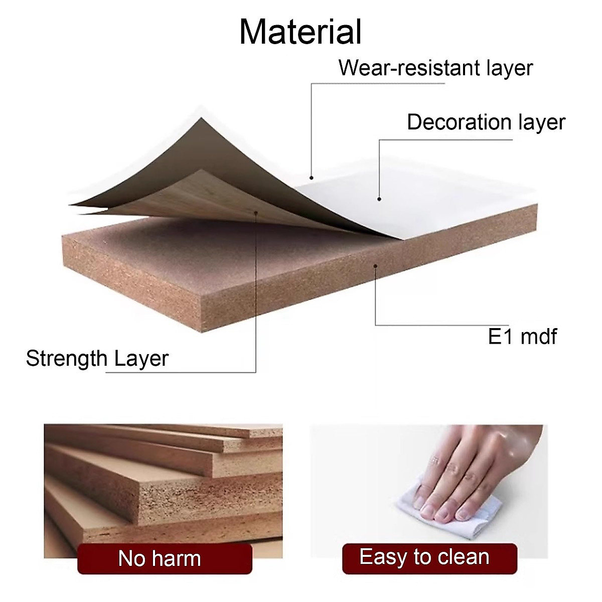 BBTF Conference Table Chairs Set Small Office Conference Table and Chairs Set of 2 Modern Help with Communication and Collaboration White+Gold 75cm (Color : Dark Grey)