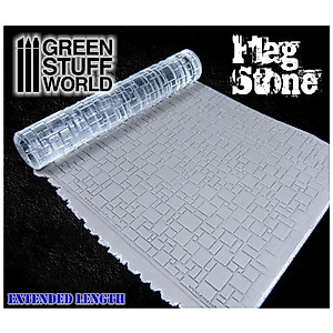 Green Stuff World Rolling Pin Flagstone 1676