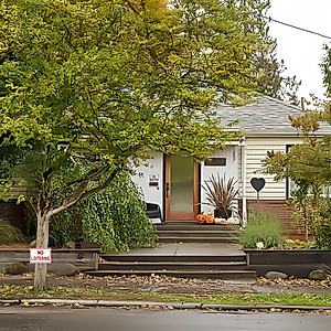 Enjoyist 2-Pack No Loitering Sign, 10"x 7" .04" Aluminum Reflective Sign Rust Free Aluminum-UV Protected and Weatherproof