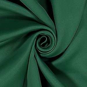 Eclipse Darrell Modern Blackout Thermal Rod Pocket Window Curtains for Bedroom or Living Room (Single Panel), 37 in x 84 in, Emerald