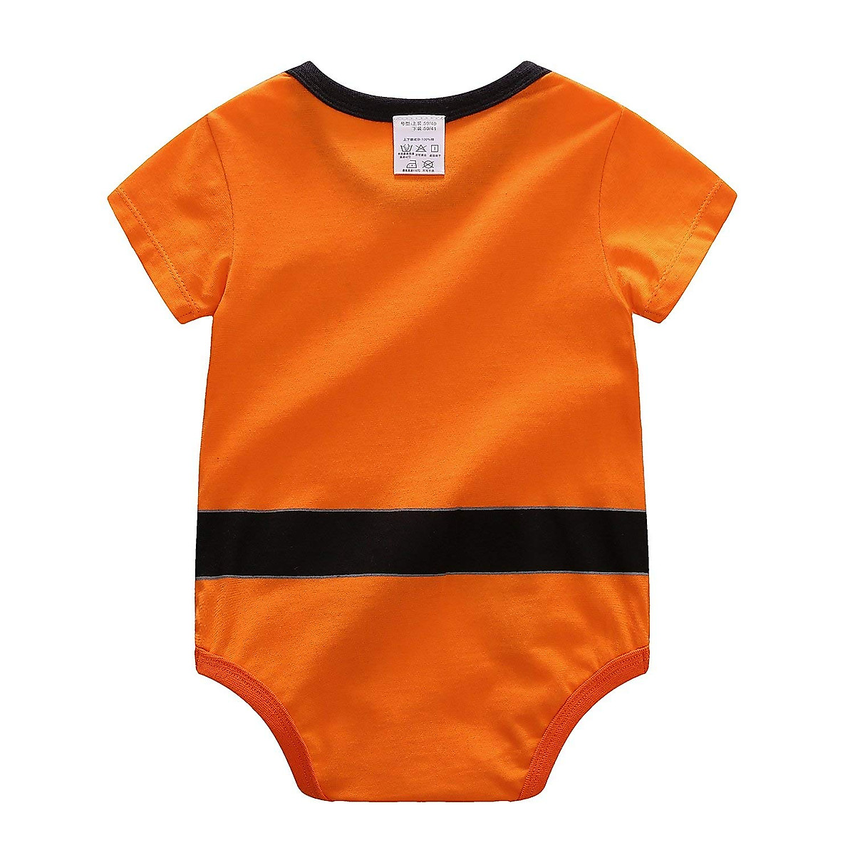 daimenmeng Baby Romper Jumpsuits Cosplay Newborn Cotton Bodysuit One Piece Clothes for Boy Short Sleeve Orange3 0-3 Months/59