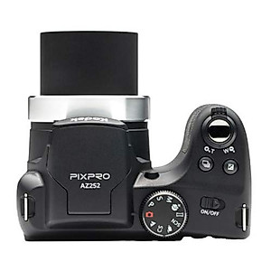 Kodak PIXPRO AZ252 Astro Zoom 16MP Digital Camera (Black) with 16GB SD Card and Case Bundle (3 Items)