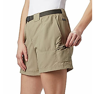 Columbia Women's Sandy River Cargo Short Shorts, tusk, Mx6