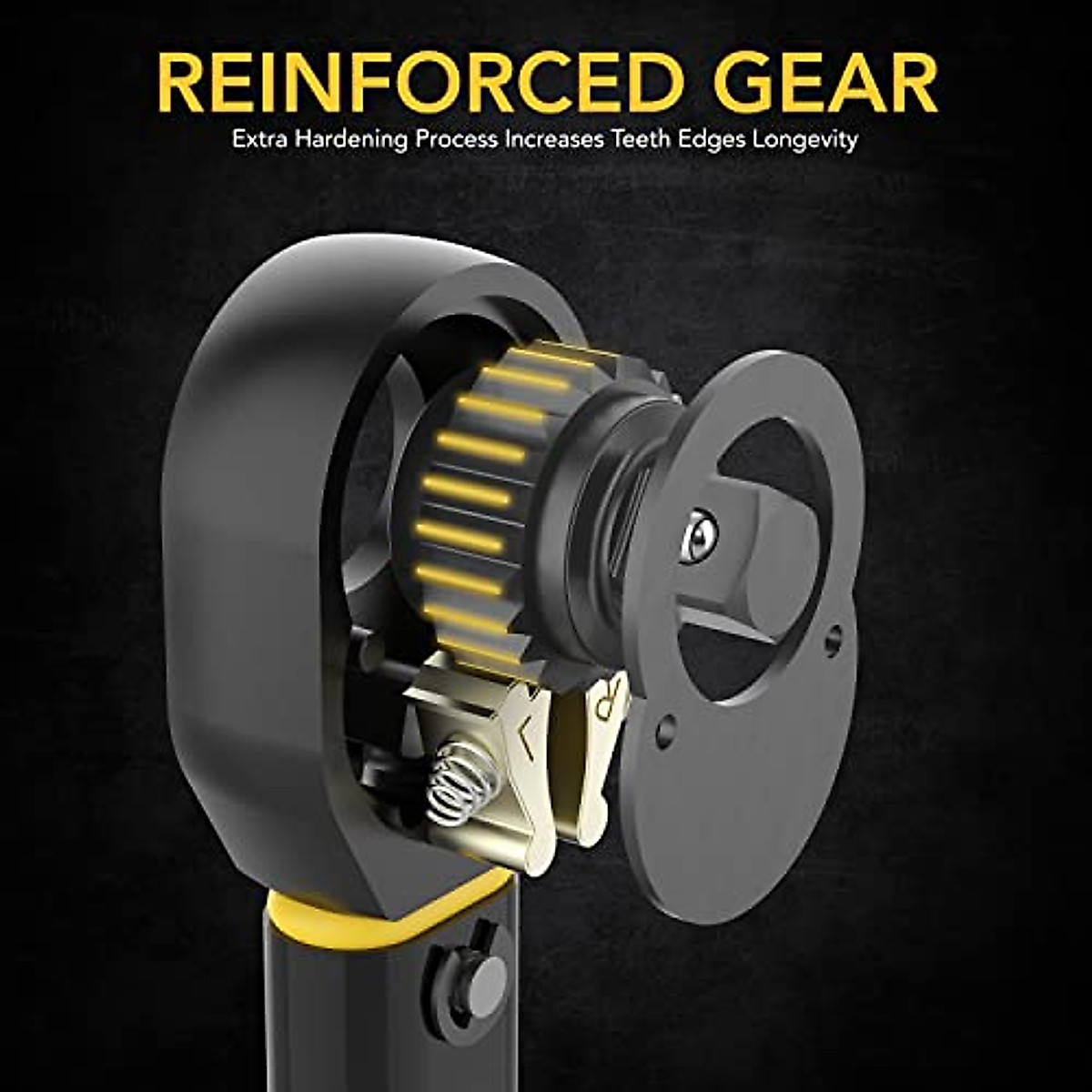 LEXIVON 3/8-Inch Drive Click Torque Wrench 10~80 Ft-Lb/13.6~108.5 Nm (LX-182)