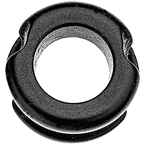 Pine Ridge Archery Z-38 Aluminum Peep Sight, Lightweight and Heavy Duty with Deep Channel for Rock Solid Installation, 3/16" Aperture, Black