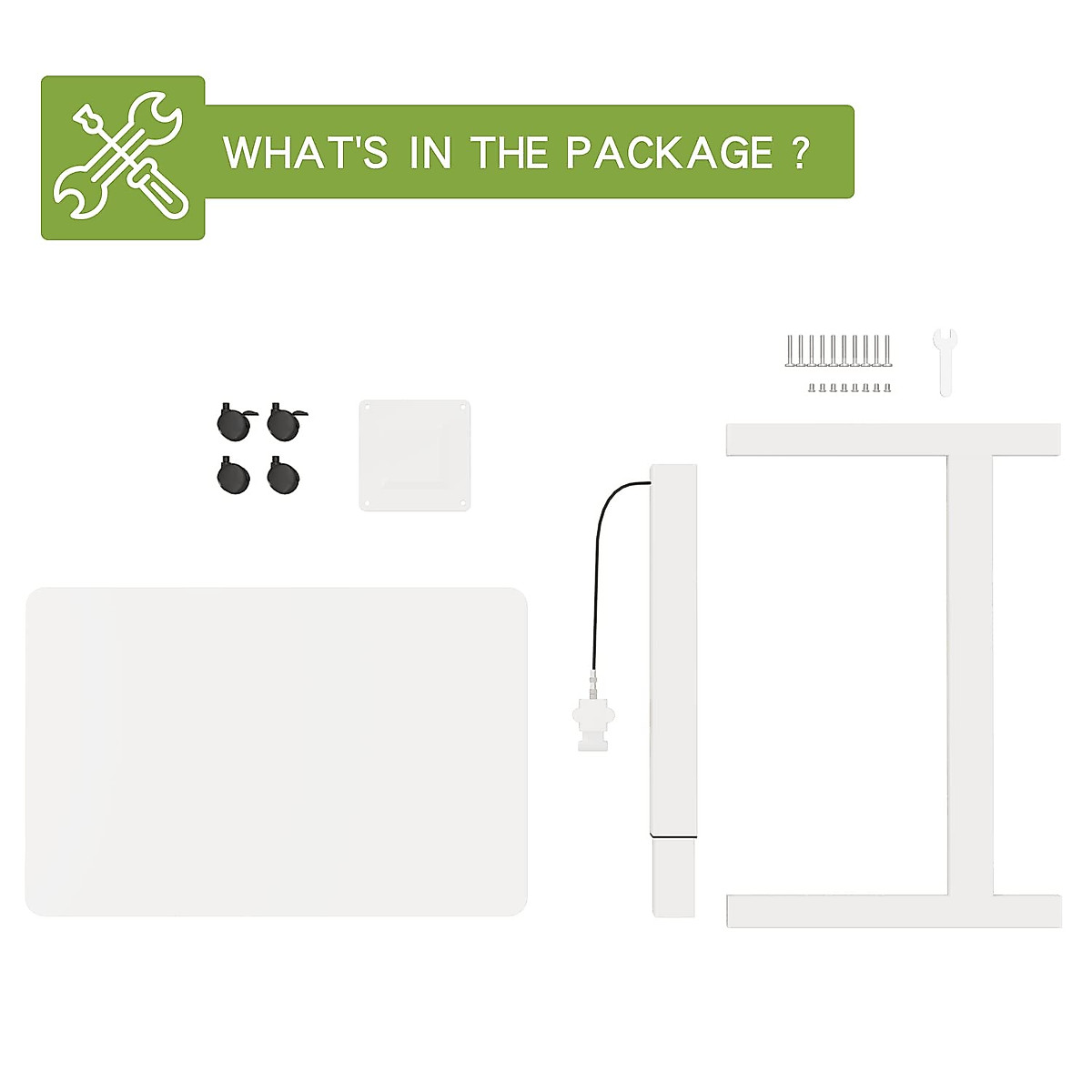 Mobile Standing Desk Height Adjustable Sit to Stand Table, 28 x 20'' Pneumatic Laptop Desk with Gas Spring Riser, Overbed Table with Lockable Wheels for Offices, Home, Medical (White)