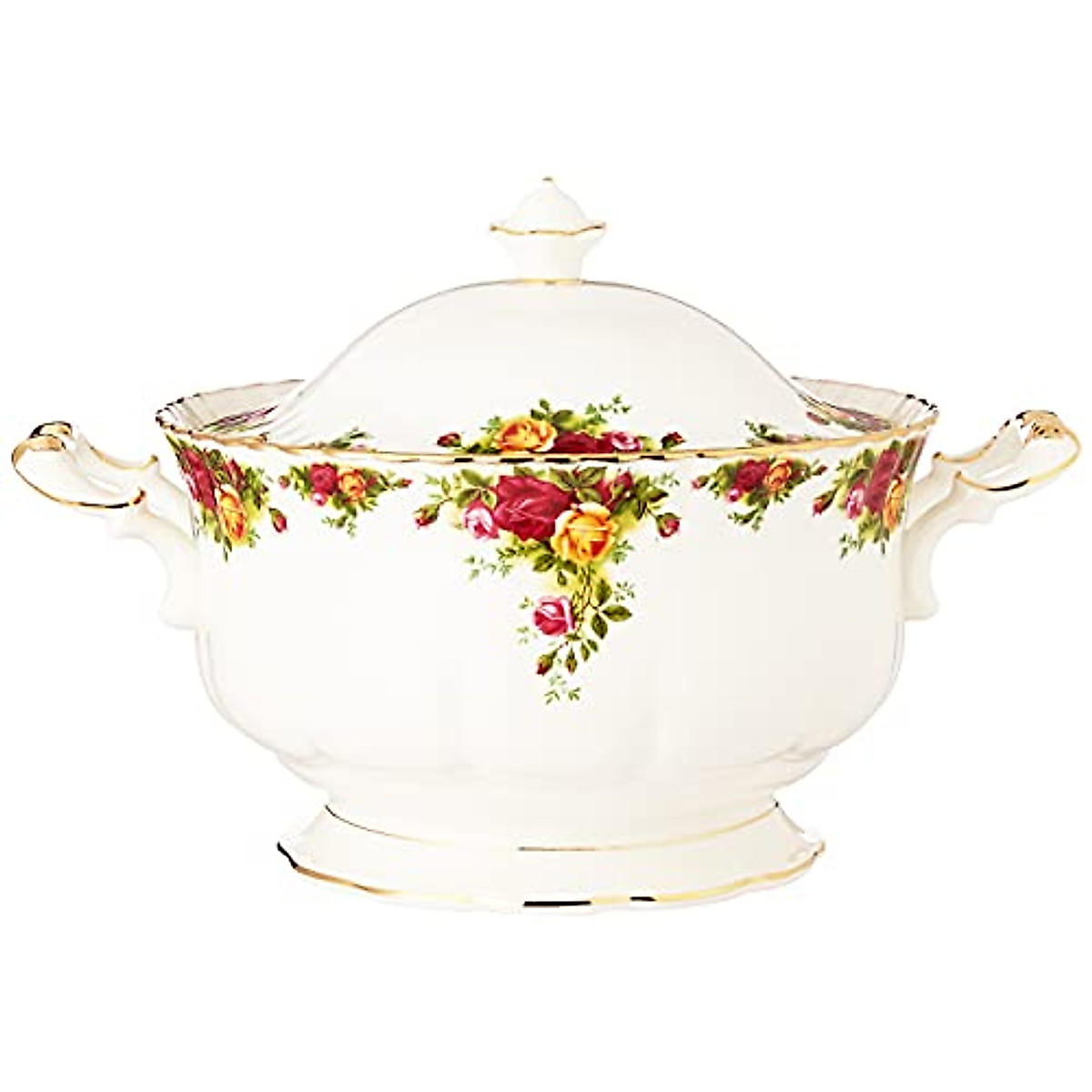 Royal Albert Old Country Roses Soup Tureen, 146 oz, Multi
