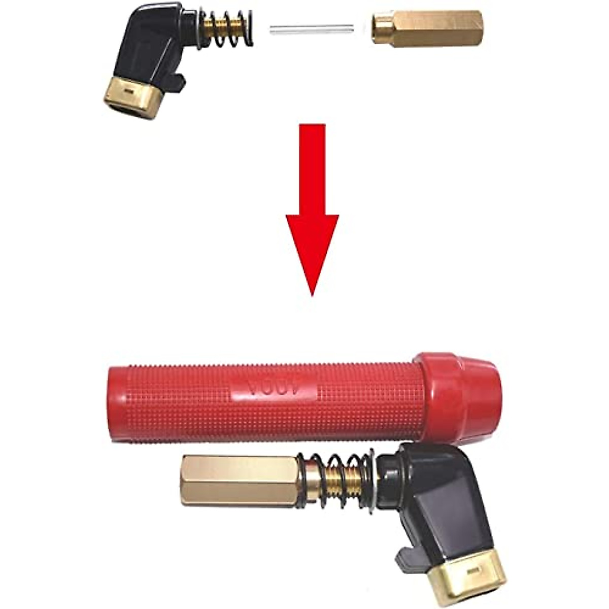 Welding Electrode Holder 400AMP Heavy Duty Holding Welding Plier Fit for ARC Welder Welding Machine Stick Electrode Clamp of Welding Stinger