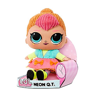 L.O.L. Surprise! Neon Q.T. – Huggable, Soft Plush Doll