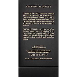 PARFUMS de MARLY - Kuhuyan - 4.2 Fl Oz - Eau De Parfum For Men - Top notes Violet, Jasmine - Heart notes Leather, Heliotrope - Base notes Amber, Tonka Bean, Agarwood - 125ml