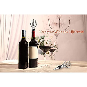 Wine Stopper Pack of 2, Ghost Hand Wine Stopper, Wine Stopper with Silicone Ring in the Middle Section, Strong Sealing, Widely Used. Keep the Wine Fresh and Reusable