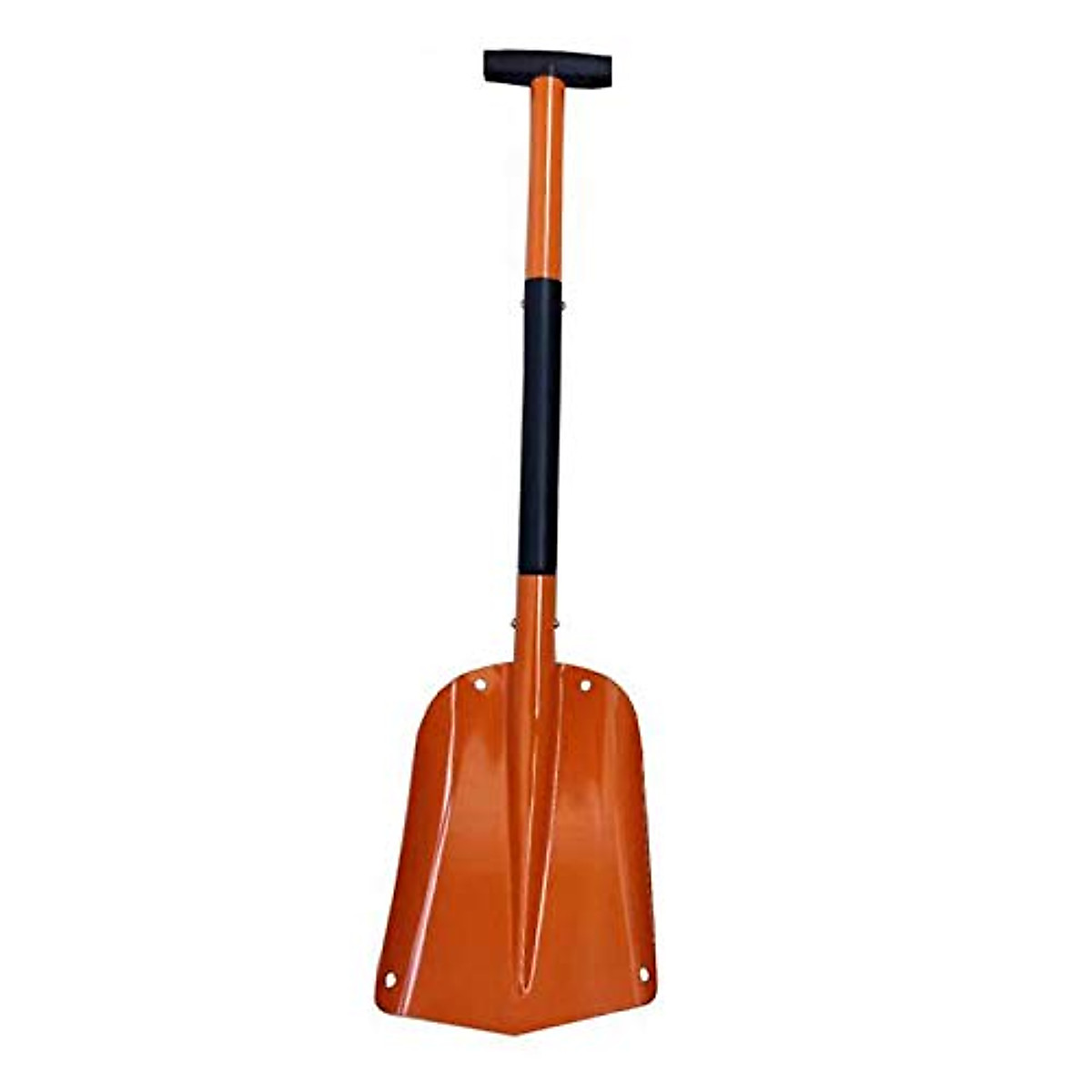 Snow Shovel, Moonite Detachable Portable Compact Emergency Snow Shovel for Driveway, Sturdy Metal Snow Shovel with Extendable Handle, Perfect for Garden Car Driveway Camping Outdoor Activities